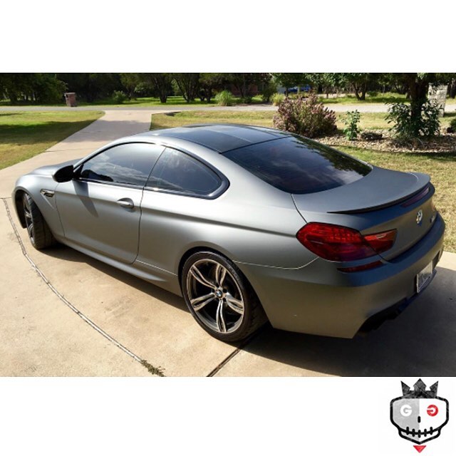 BMW wrapped in Avery SW Matte Gunmetal Metallic vinyl - Vinyl Wrap - 3M ...