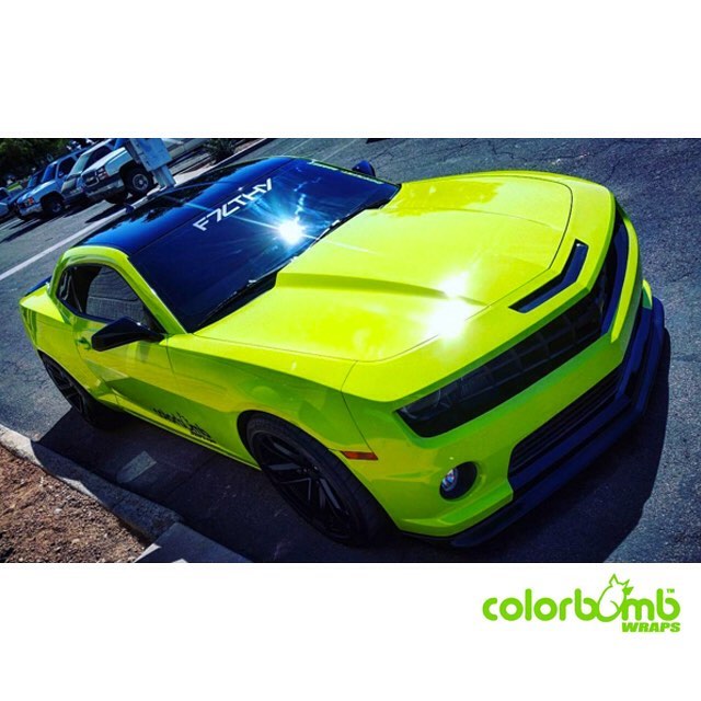Lime Green Camaro