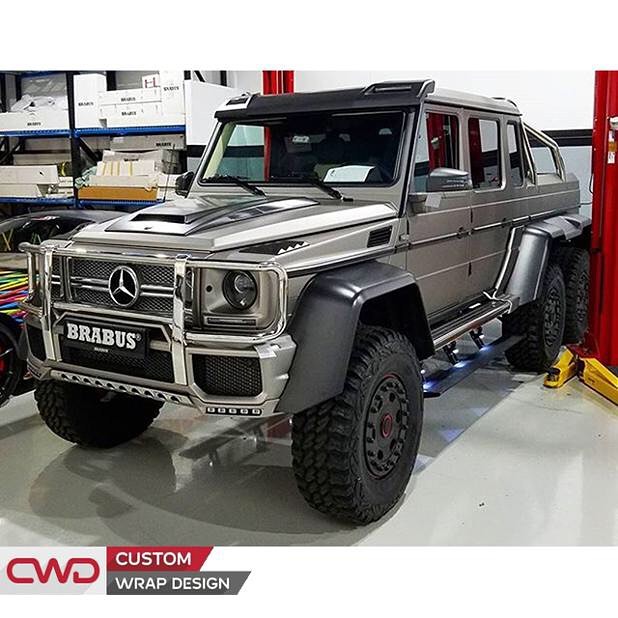 Mercedes Benz wrapped in 3M 1080-M230 Matte Gray Aluminum