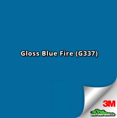 Gloss Blue Fire (G337) - Vinyl Wrap - Gatorprints