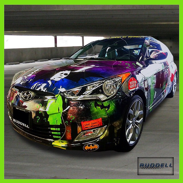 Glow In The Dark Car Wrap