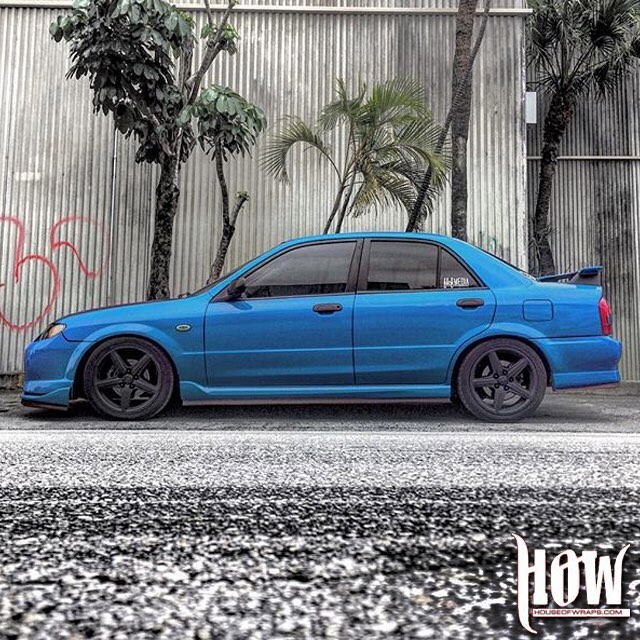 Mazda wrapped in 3M 1080-G47 Gloss Intense Blue - Vinyl Wrap - 3M ...