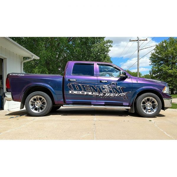 Dodge Ram Truck wrapped in Avery ColorFlow Gloss Rushing Riptide Cyan ...