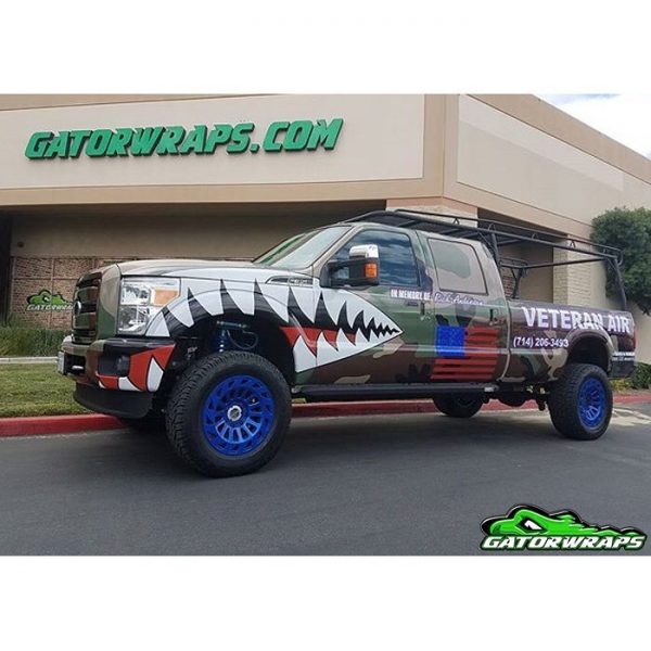 Ford F250 Commercial Truck wrapped in custom printed 3M IJ180C vinyl ...
