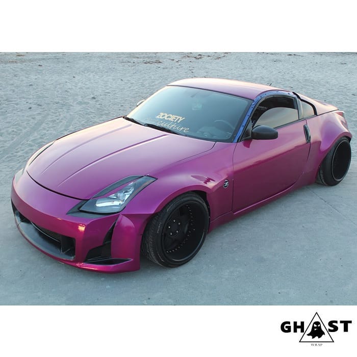 Nissan 350z wrapped in Gloss Fierce Fuchsia vinyl - Vinyl Wrap - 3M ...