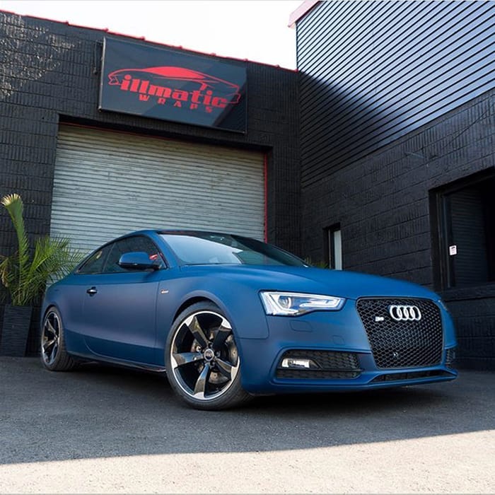 Matte Indigo Blue Vinyl Wrap