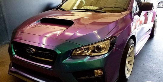 Vinyl Wrapped Subaru Impreza Wrx