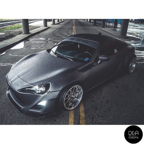 Scion FRS wrapped in Avery SW Matte Charcoal Metallic vinyl - Vinyl ...