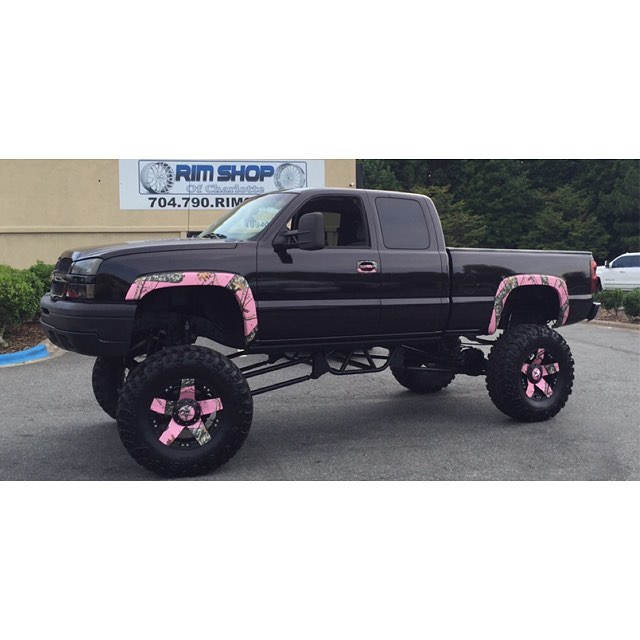 Pink Camo Chevy Silverado