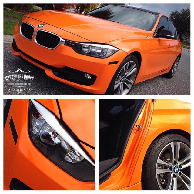 Orange Bmw 328i