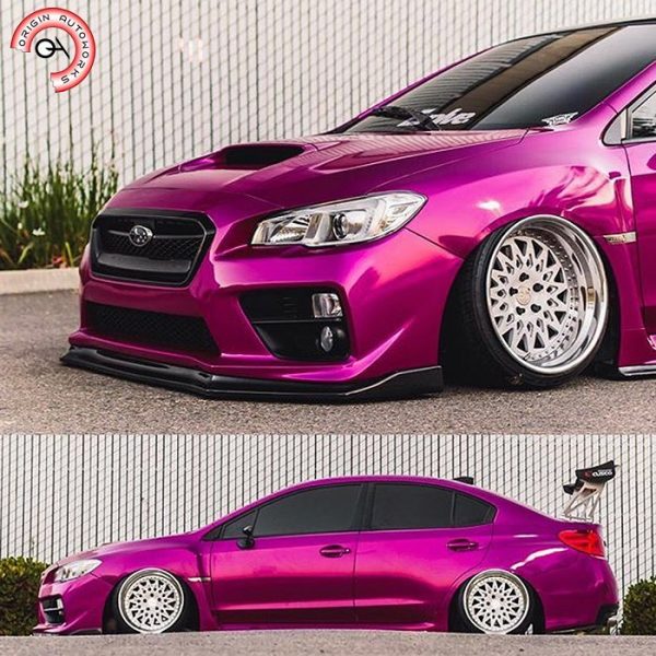Subaru WRX wrapped in Gloss Fierce Fuchsia vinyl - Vinyl Wrap - 3M ...