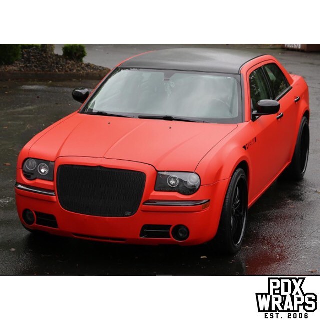 Red Chrysler 300