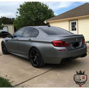 BMW M5 wrapped in Arlon UPP Matte Frozen Grey vinyl - Vinyl Wrap - 3M ...