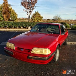 Ford Mustang Wrapped in 3M 1080 Gloss Dragon Fire Red Vinyl - Vinyl ...