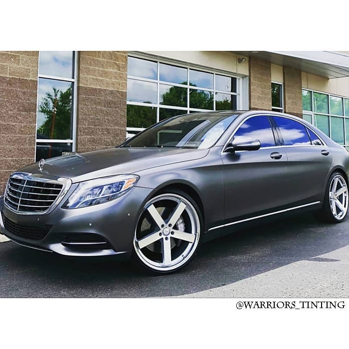 Mercedes Benz Wrapped in 3M 1080 Satin Dark Gray - Vinyl Wrap - 3M ...