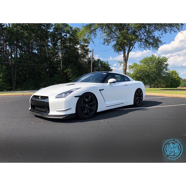 Nissan GTR Wrapped in Avery SW Satin White Vinyl - Vinyl Wrap - 3M ...