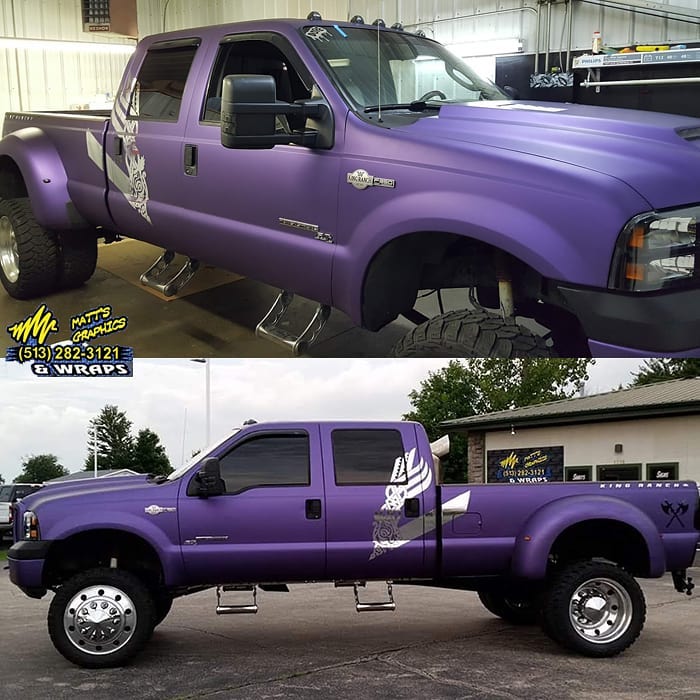 Purple Ford Trucks