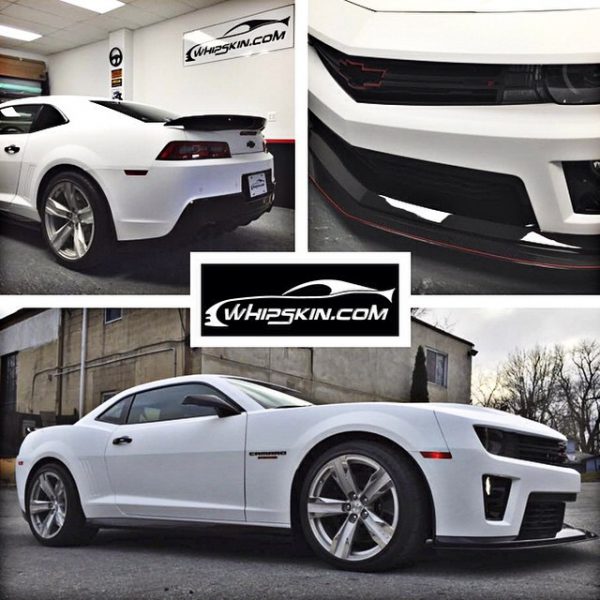 Chevrolet Camaro ZL1 wrapped in Avery SW Matte White vinyl - Vinyl Wrap ...