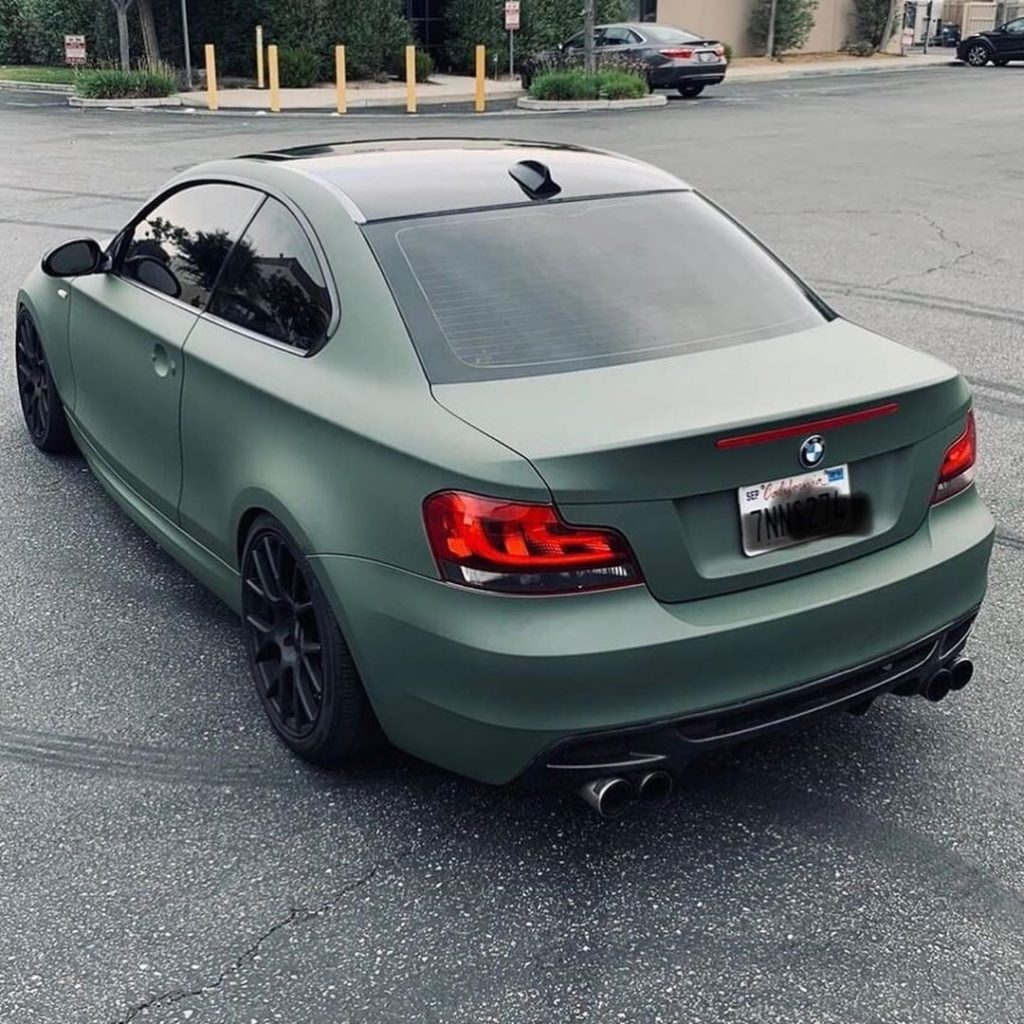 Bmw M3 wrapped in Matte Military Green vinyl - Vinyl Wrap - 3M - Cars ...