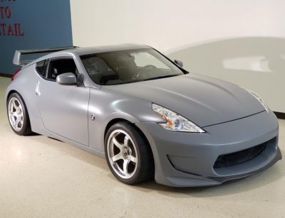 Nissan 370z wrapped in Satin Nardo Gray vinyl - Vinyl Wrap - 3M - Cars ...